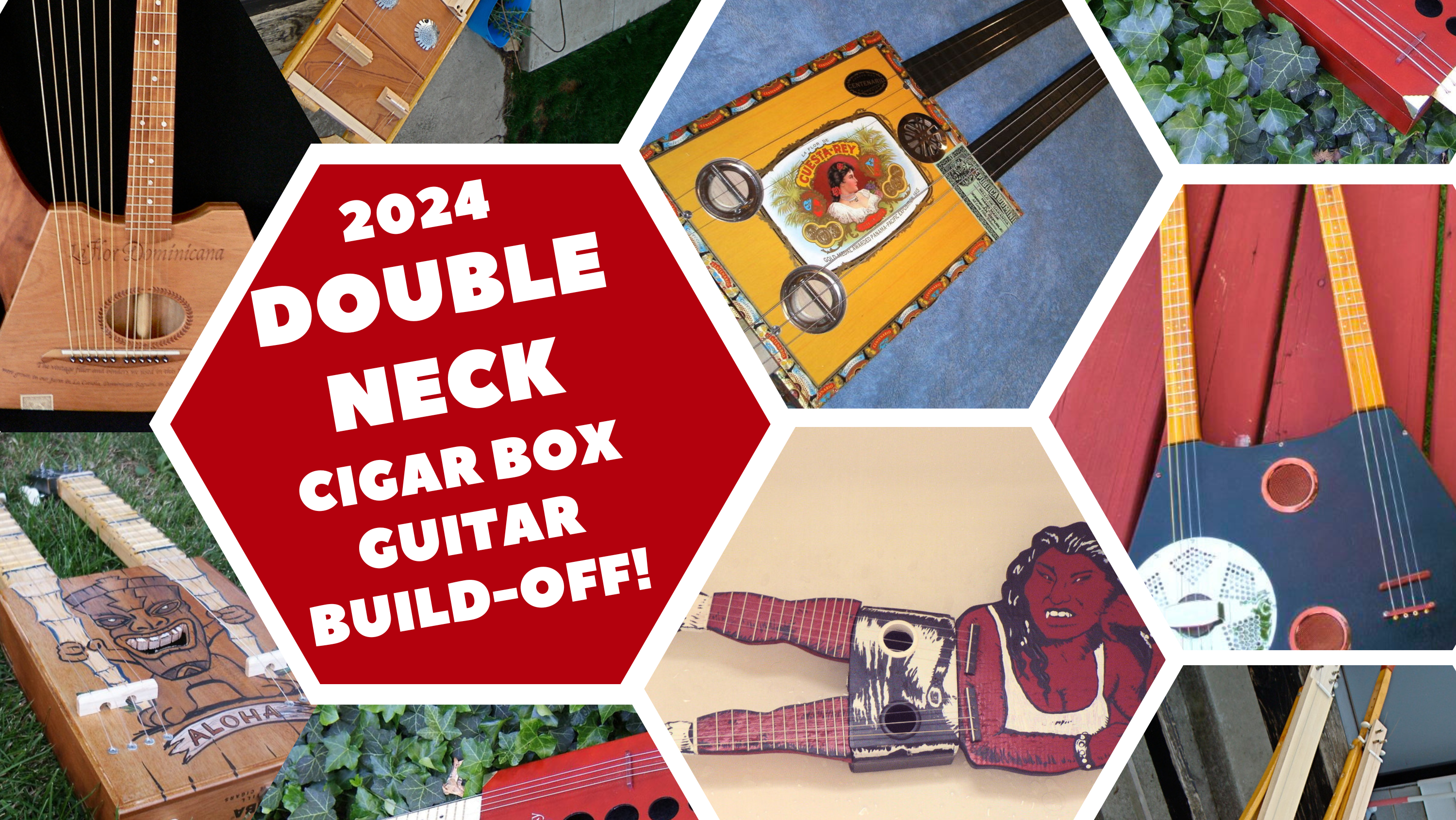 2024 Double-Neck Cigar Box Guitar Build-Off! $500 in prizes! - C. B ...