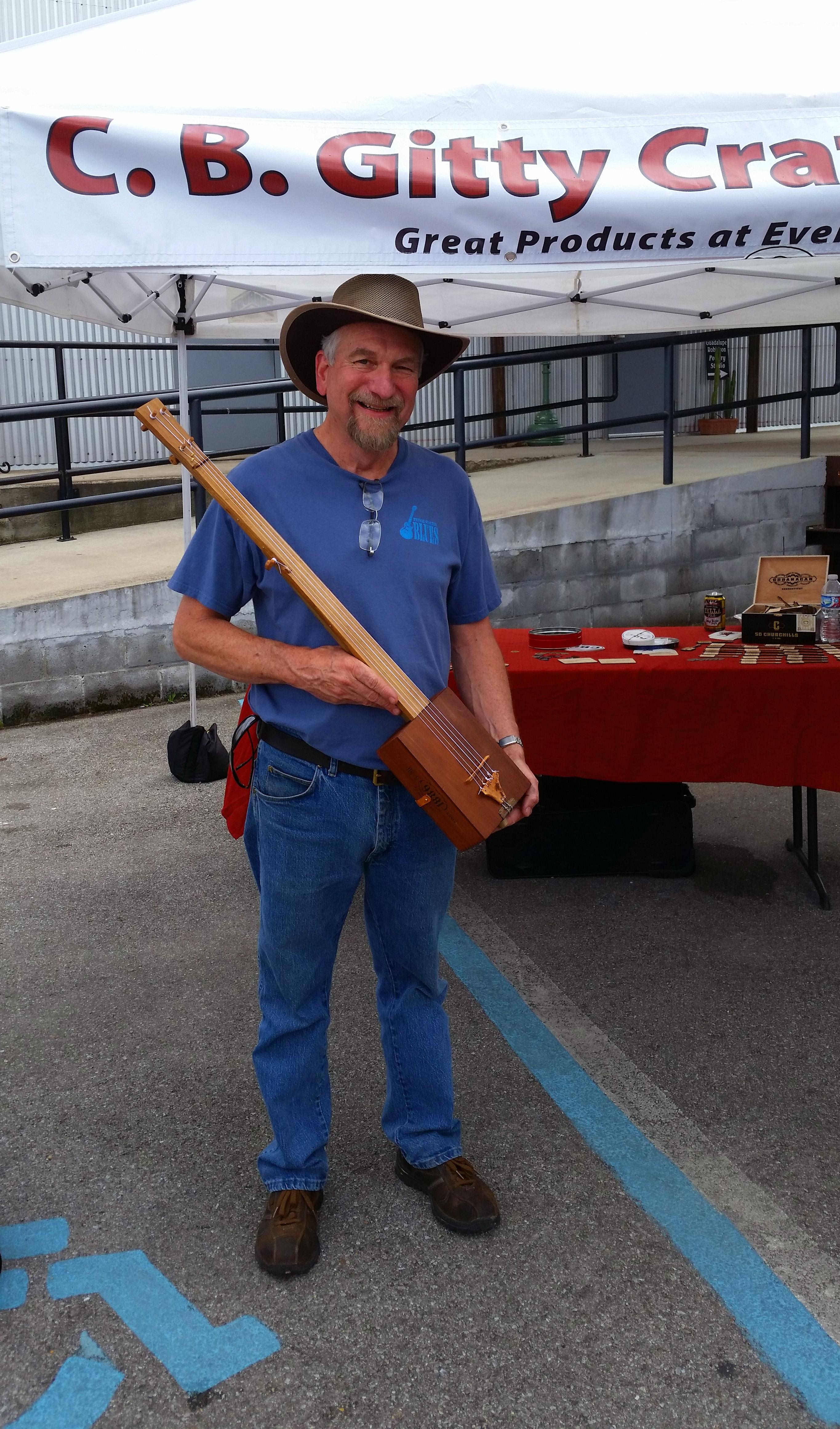 Merlin Miller Recreates Historic Uncle Enos Cigar Box Banjo - C. B ...