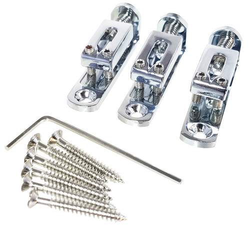 3pc. "Indie" Single-String Hard-tail Bridges - Choose Style and Color ...
