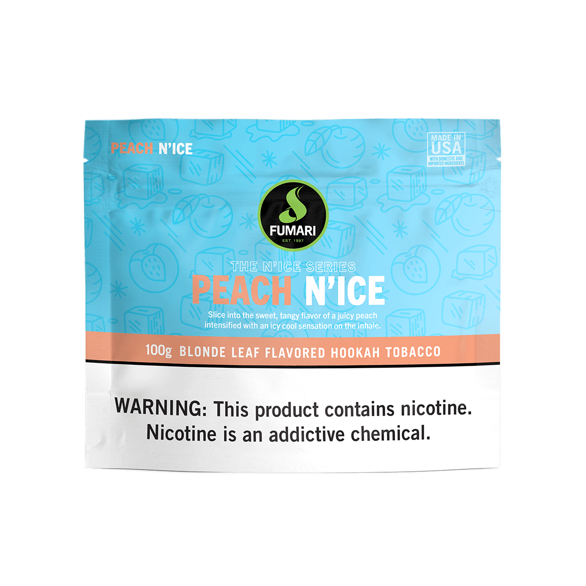 Buy Peach N'ice Hookah Tobacco Flavor Online | Any 3 100g pouches for ...