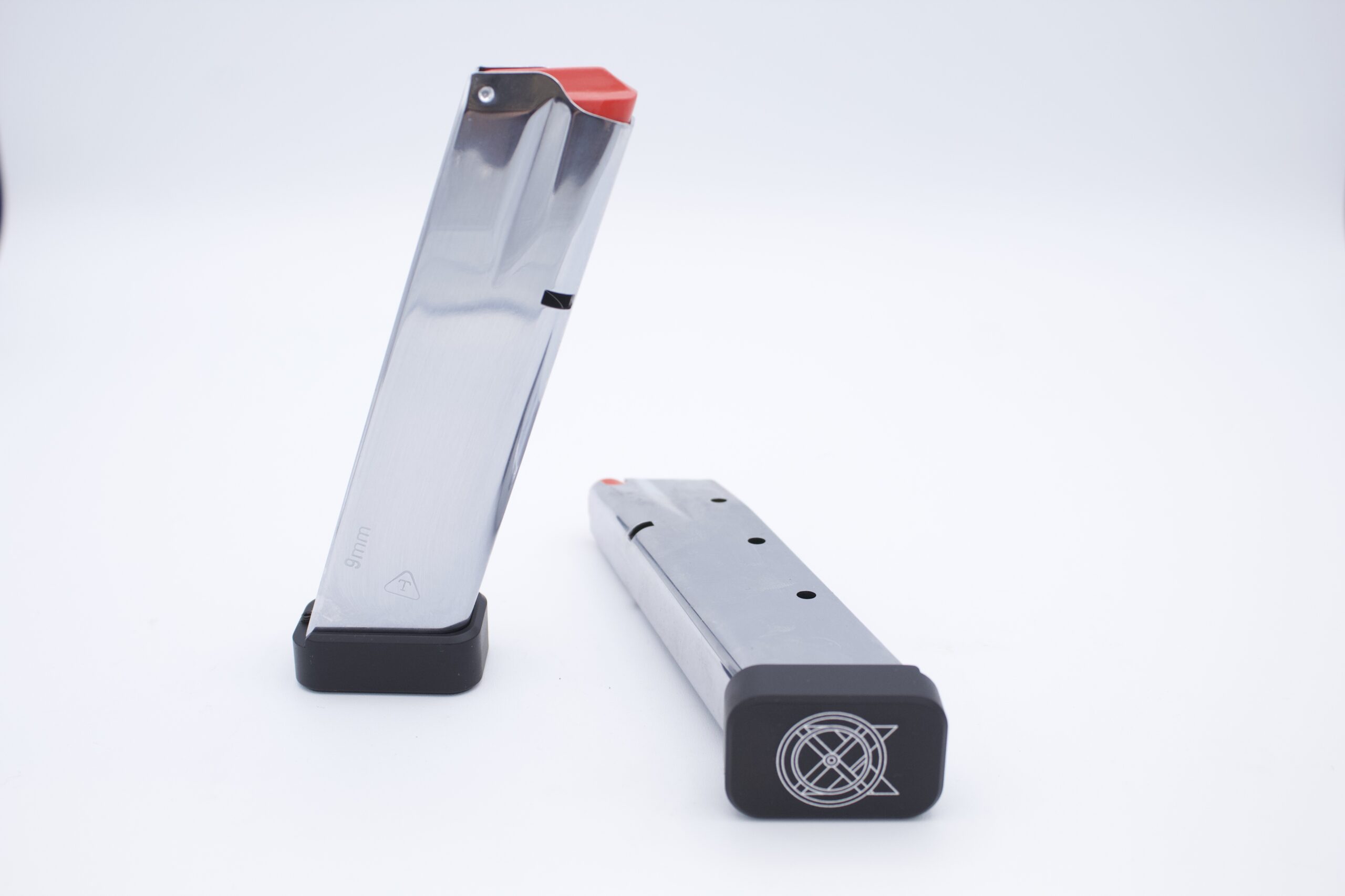 CHROMED MAGAZINE 9MM CAL. SMALL FRAME XTREME PAD BLACK 2019 17RDS ...