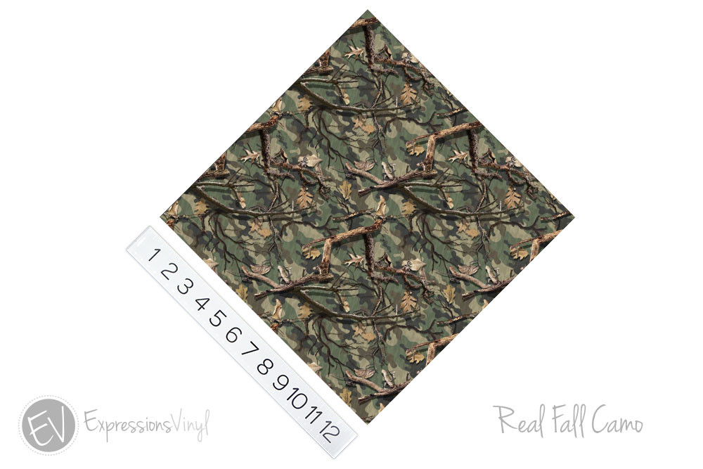 Heat Transfer Vinyl - Patterned Heat Transfer - Camo - Expressions Vinyl