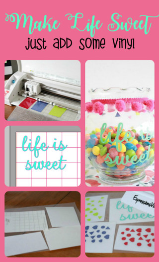 Candy Jar with Vinyl - Expressions Vinyl