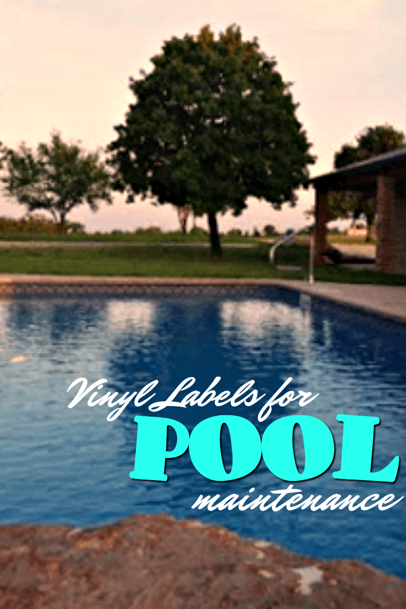 Vinyl Labels For Pool Maintenance! - Expressions Vinyl