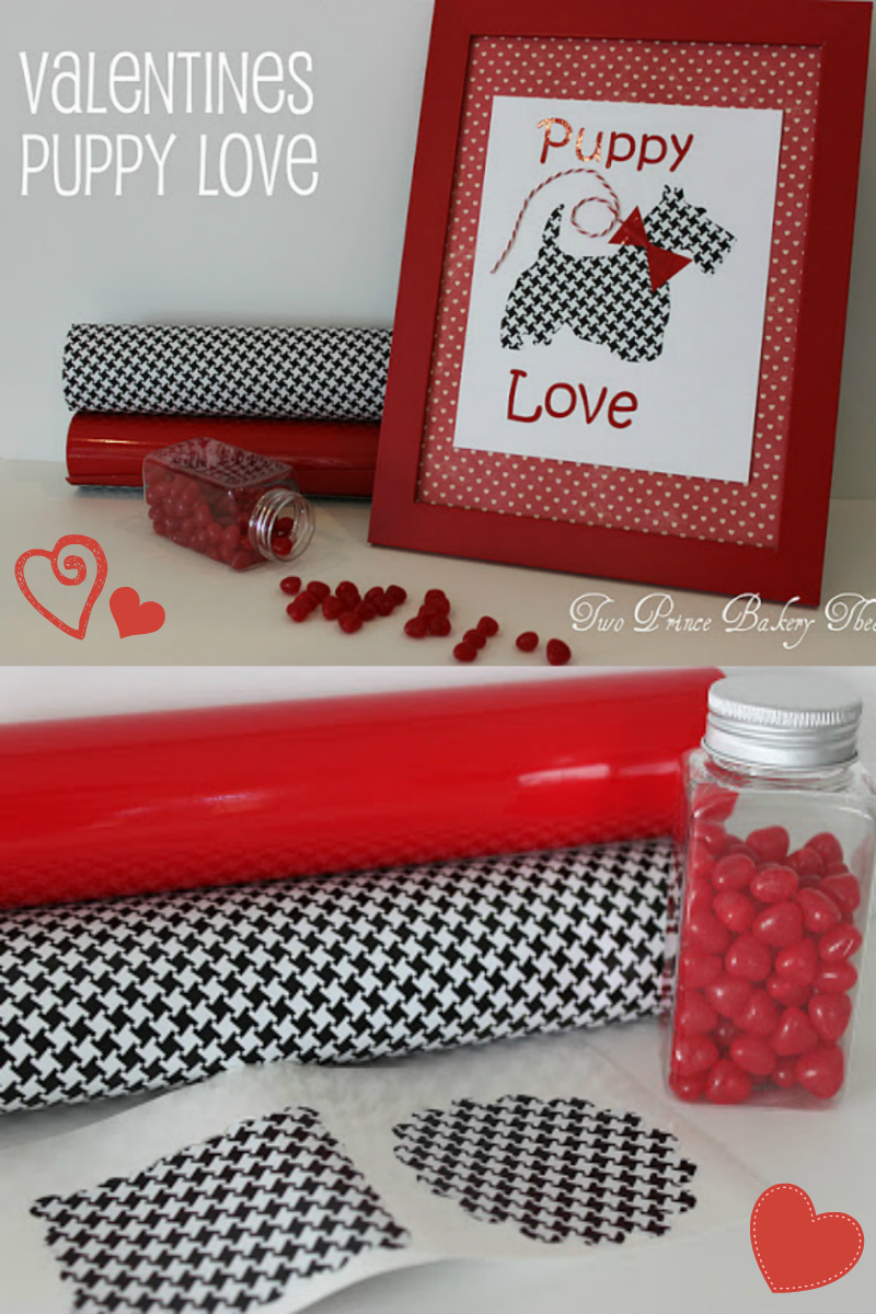 Puppy Love Handmade Valentine - Expressions Vinyl