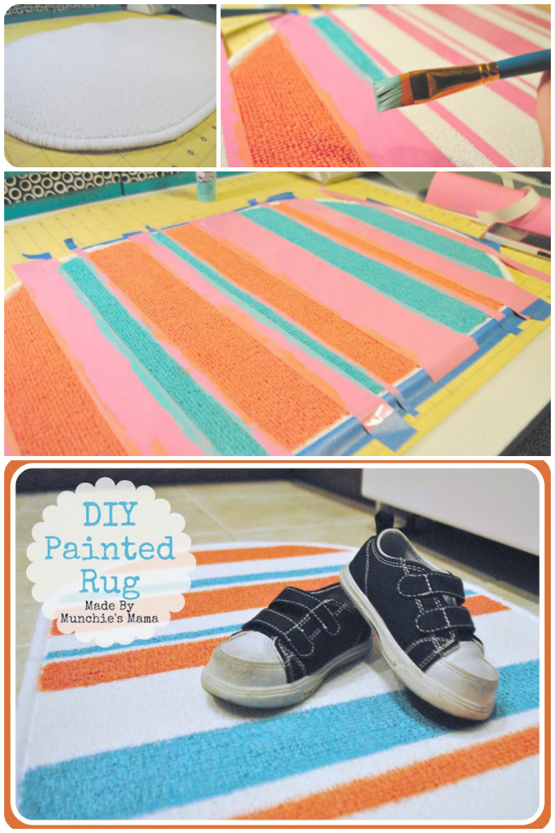 Diy Painted Rug: No Machine Needed - Expressions Vinyl