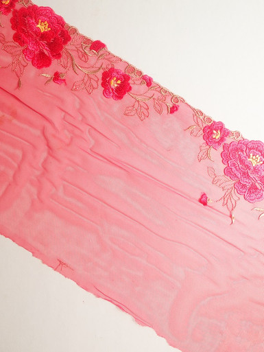 Embroidered Marigold 27cm Rigid Lace