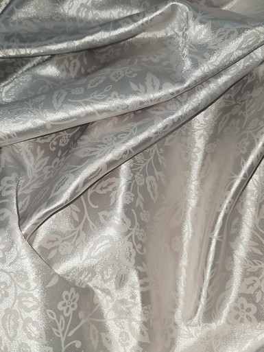Embossed Blush Satin Elastane