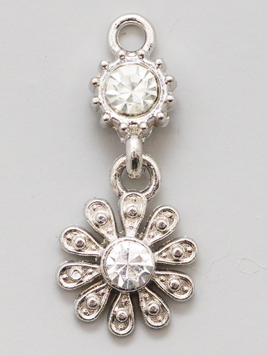 Clear crystal Bra Charm Pendant