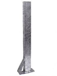 95-08308 Straight Winch Stand - Galvanized - Trailer Depot