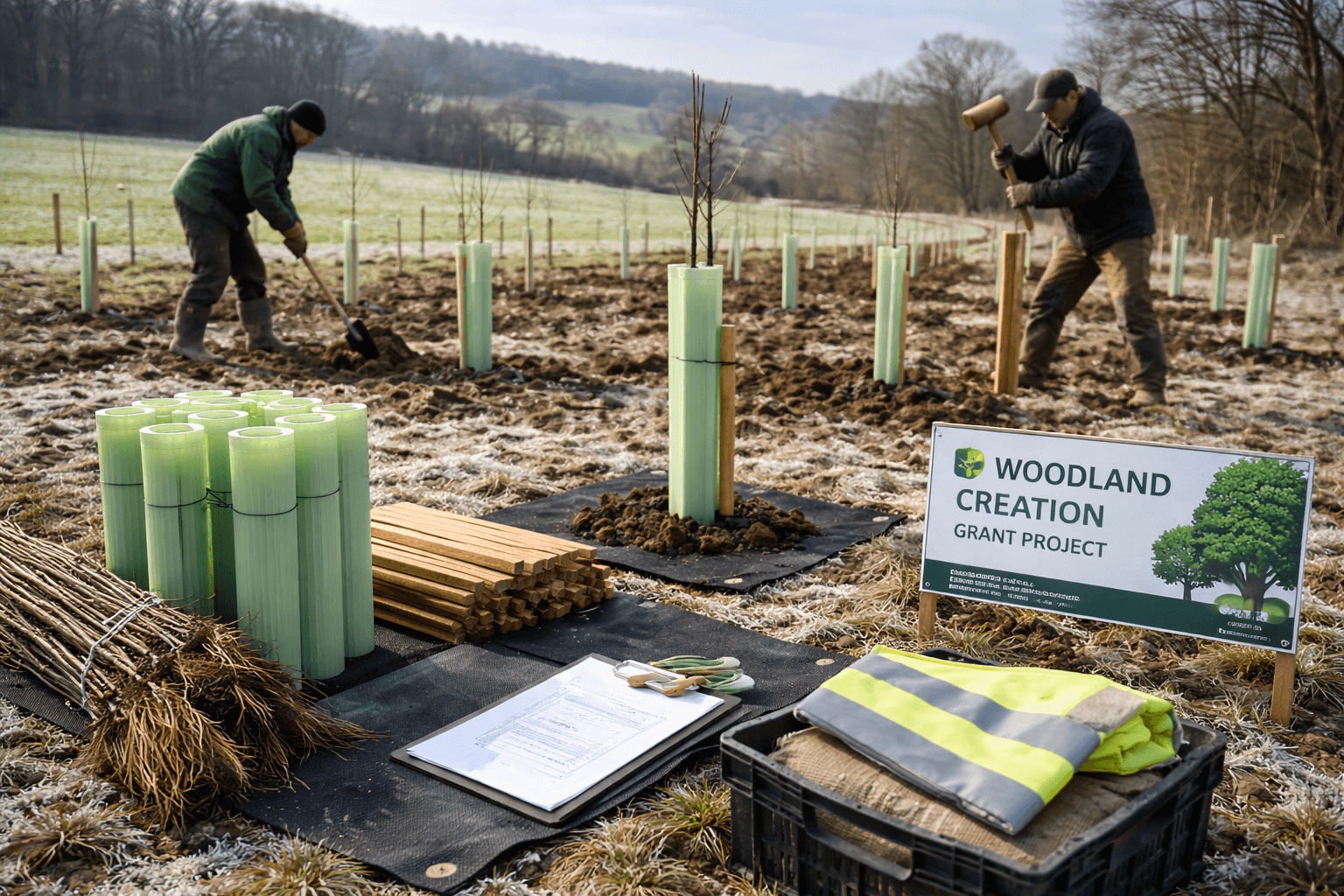 Tree Planting for UK Grant Schemes: What Supplies Do You Need ...