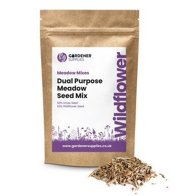Dual Purpose Wildflower Grass Seed Mix | Gardener Supplies