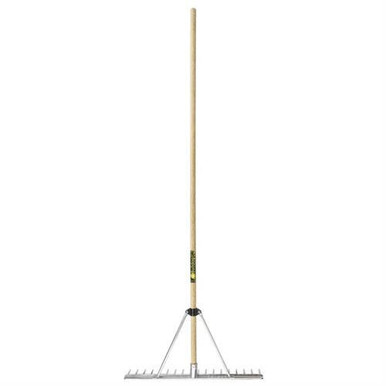 Bulldog Alloy Hay Rake Wood Handle - Rakes | Gardener Supplies