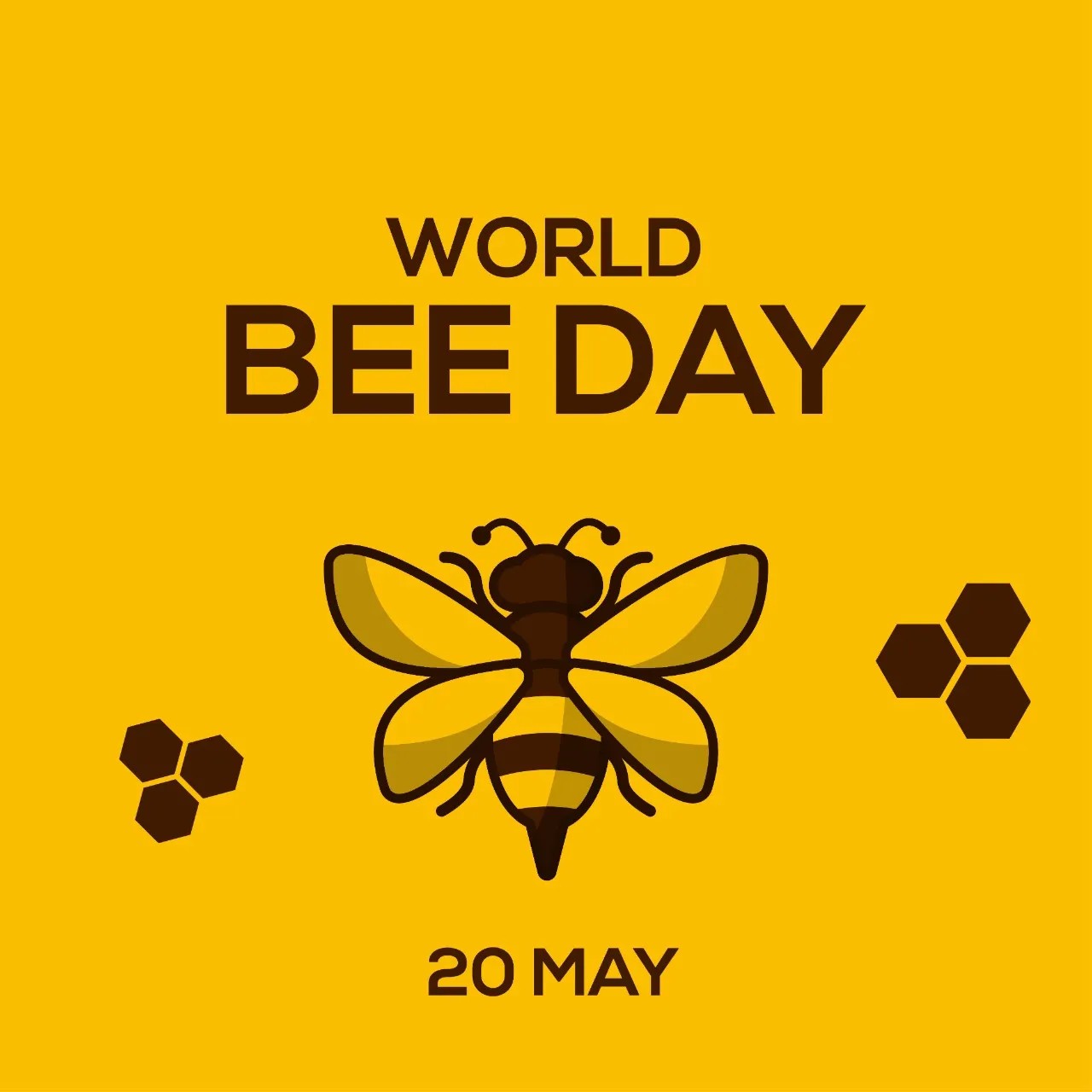"Bee inspired by nature to nourish us all", May 20 2025 World Bee Day ...