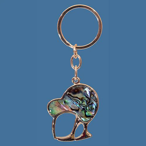 NZ Paua Kiwi Key ring - Adore Collection