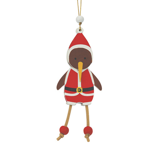 NZ Kiwi Santa layered Christmas Decoration - Adore Collection