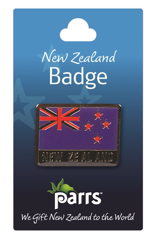 NZ Badge - NZ Flag with "New Zealand" - Adore Collection