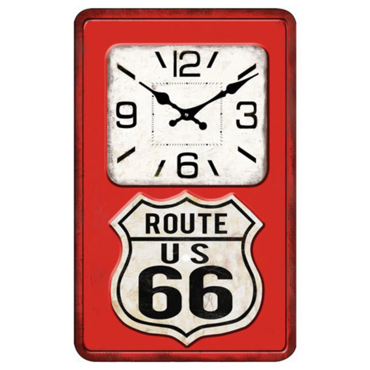 Route 66 Glass Clock - Adore Collection
