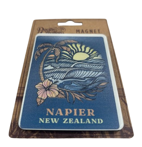 Surf Trip magnet with Napier, New Zealand - Adore Collection