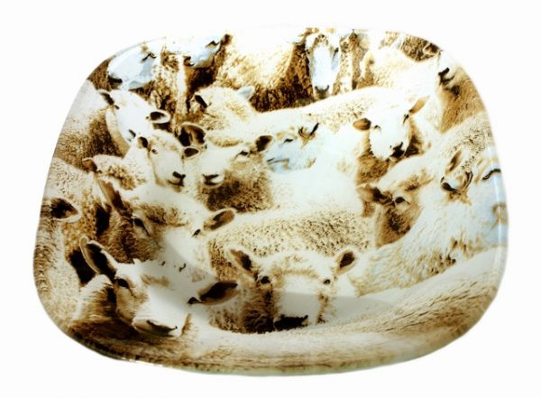 New Zealand sheep glass bowl - Adore Collection