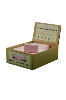 Plant based boronia and aloe vera 100g bar of soap - Adore Collection