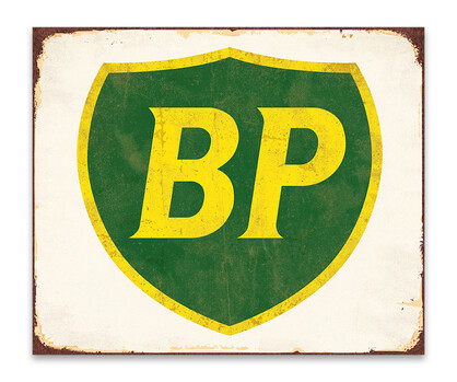 BP logo - tin sign (25x30cm) - Adore Collection