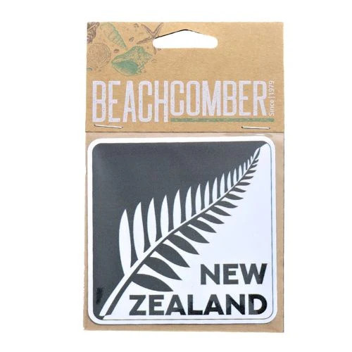New Zealand fern black and white sticker - Adore Collection