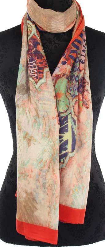 Moroccan pattern summer scarf - Adore Collection
