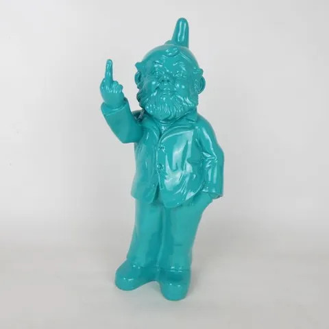Pop Gnome giving the finger - Teal - Adore Collection