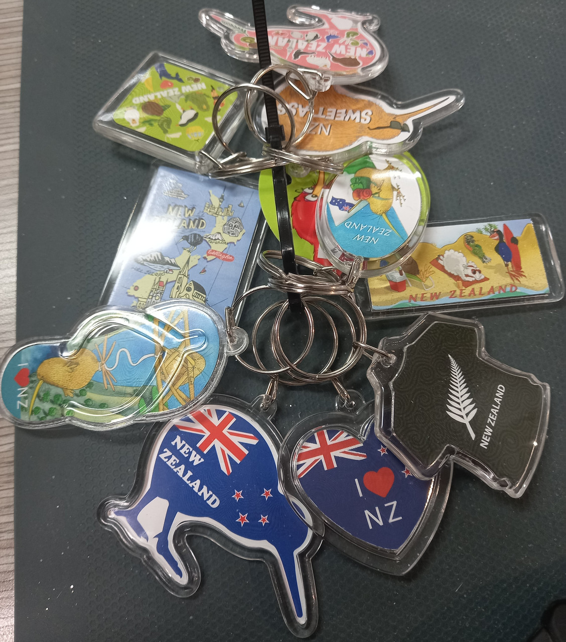 10 pack NZ keychains - Adore Collection