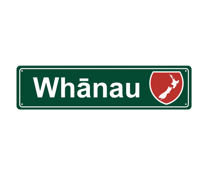 Whānau Hanging Road Sign - Adore Collection