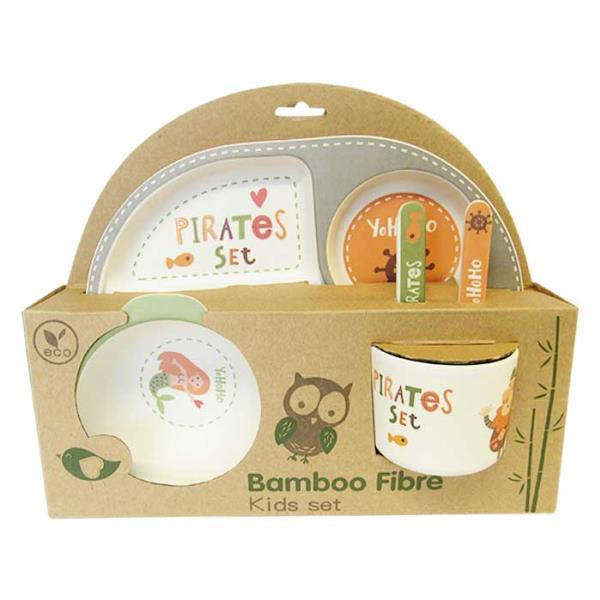Bamboo Kids Picnic Set - comes with different themes - Adore Collection