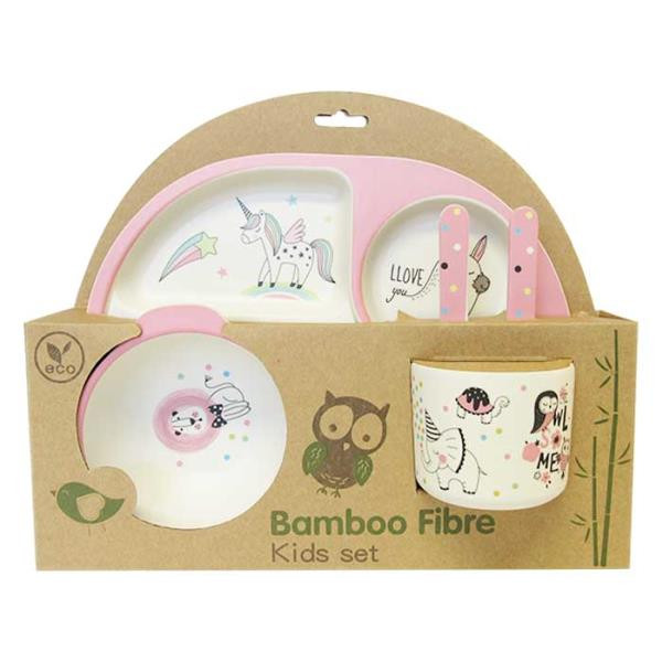 Bamboo Kids Picnic Set - comes with different themes - Adore Collection