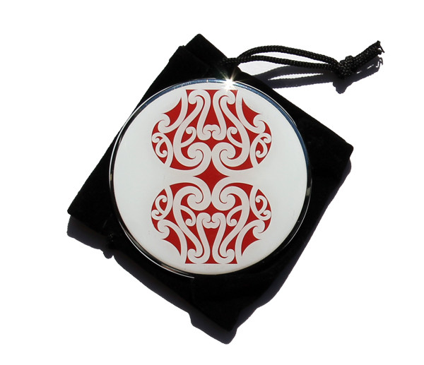 Compact Mirror - Koru heart pattern - Adore Collection