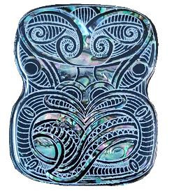 NZ Paua Magnet Oval Mask - Adore Collection