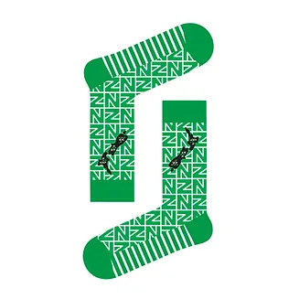 NZ Souvenir socks - retro map design - Adore Collection