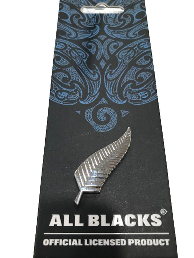 Official All Blacks Silver Fern lapel pin - Adore Collection