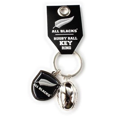 All Blacks metal rugby ball key ring - Adore Collection