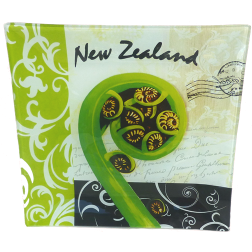 New zealand koru glass plate - Adore Collection