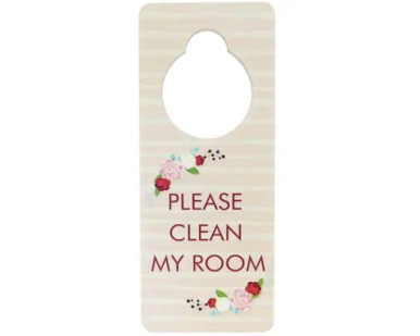 Please clean my room - Door handle sign - Adore Collection