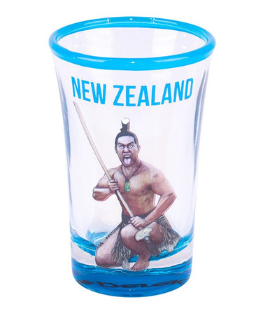 Maori Warrior Curved Shot Glass - Adore Collection