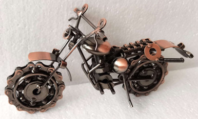 Steampunk Motorbike copper colour (21cm long) - Adore Collection