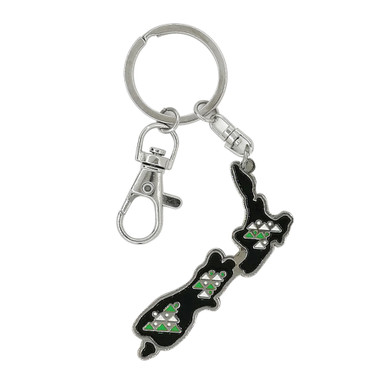 Retro Map - key ring - Adore Collection