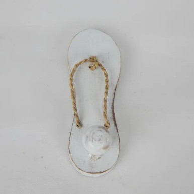 Single Jandal Hook Whitewash - Adore Collection