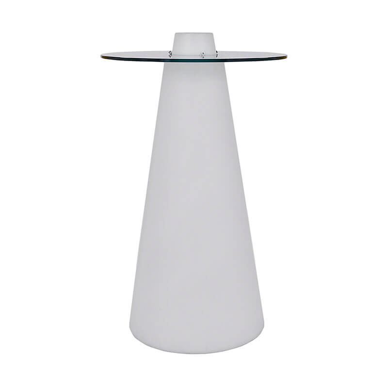 Slide Design Table Hire: Illuminated Peak Pod Table - Caterhire