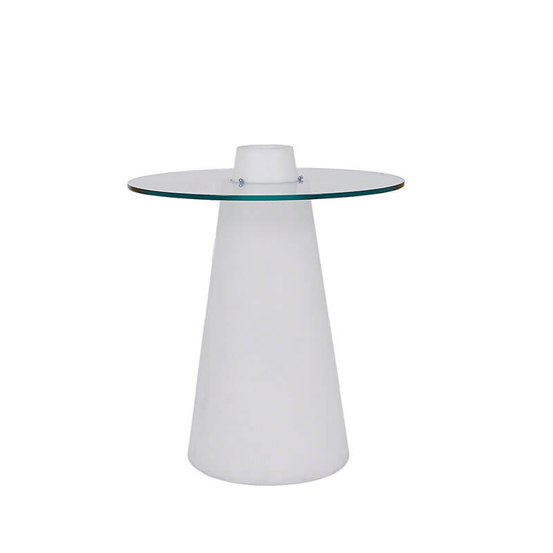 Slide Design Table Hire: Illuminated Low Pod Cocktail Table - Caterhire
