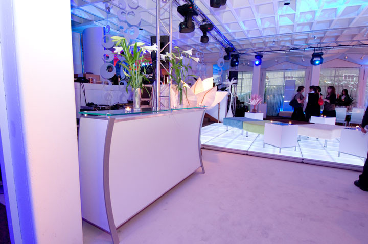 Lounge 22 Tiered Bar with Glass Top Event Hire Dublin | CaterHire