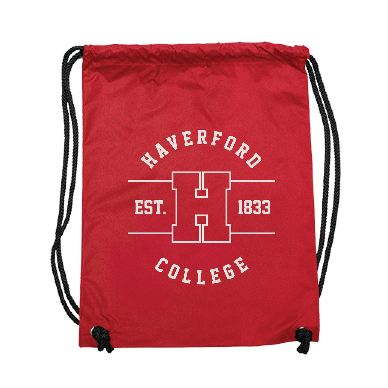 Drawstring Backpack Heavy Duty - Haverford College Bookstore