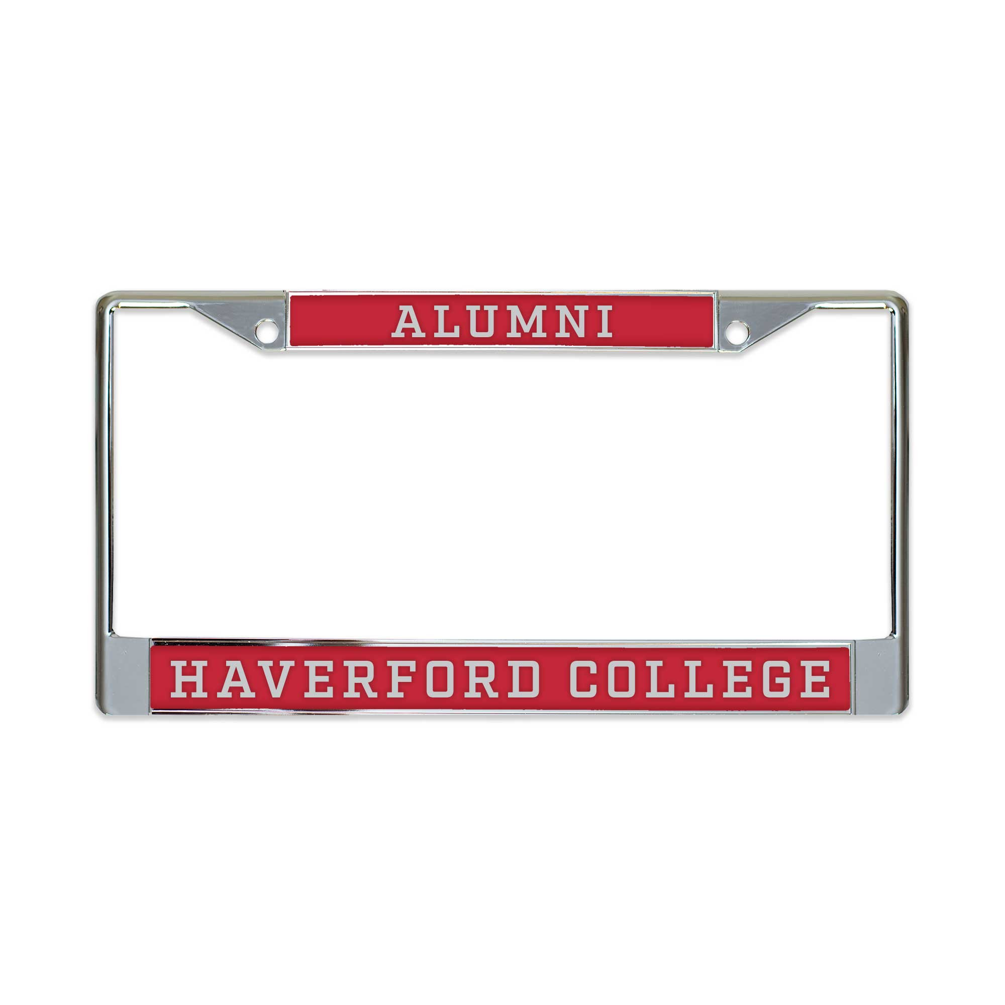 License Plate Frame Acrylic Alumni FRACRYL - Haverford College Bookstore