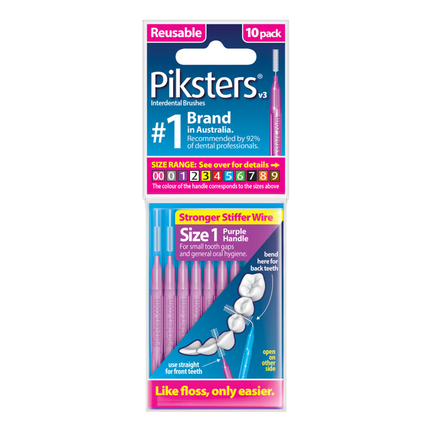 Piksters Interdental Brushes 10pk